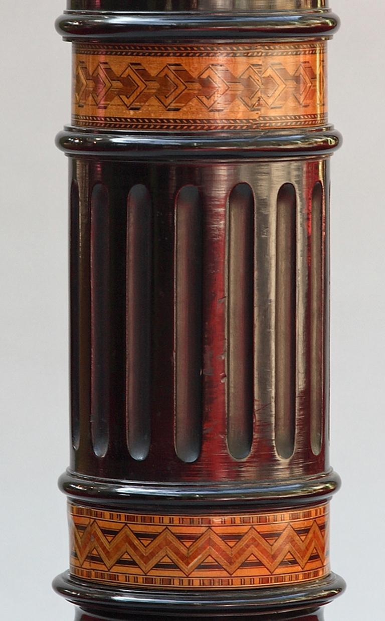 Fine Pair of Wooden Columns, Italy, Circa 1880 For Sale at 1stDibs