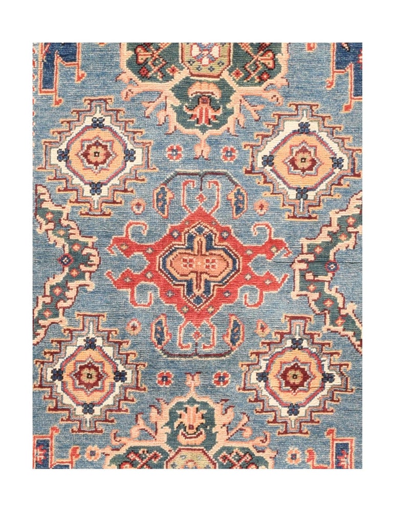 Fine Pak Kazak Pakistan Rug, Hand Knotted For Sale at 1stDibs