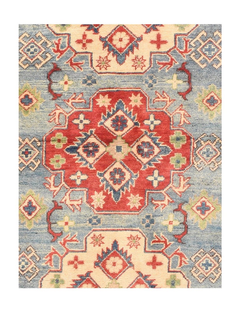 Fine Pak Kazak Pakistan Rug, Hand Knotted For Sale at 1stDibs