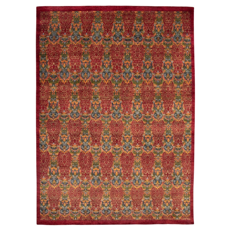 Fine Persian Lahore Rug, 10x14 For Sale at 1stDibs