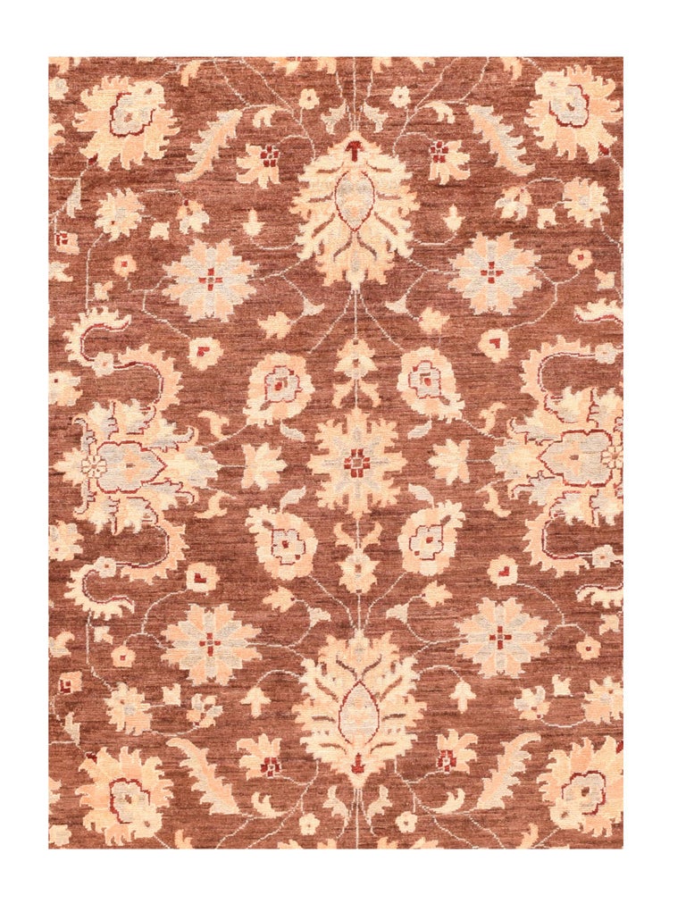 Fine Peshawar Pakistan Rug, Hand Knotted For Sale at 1stDibs