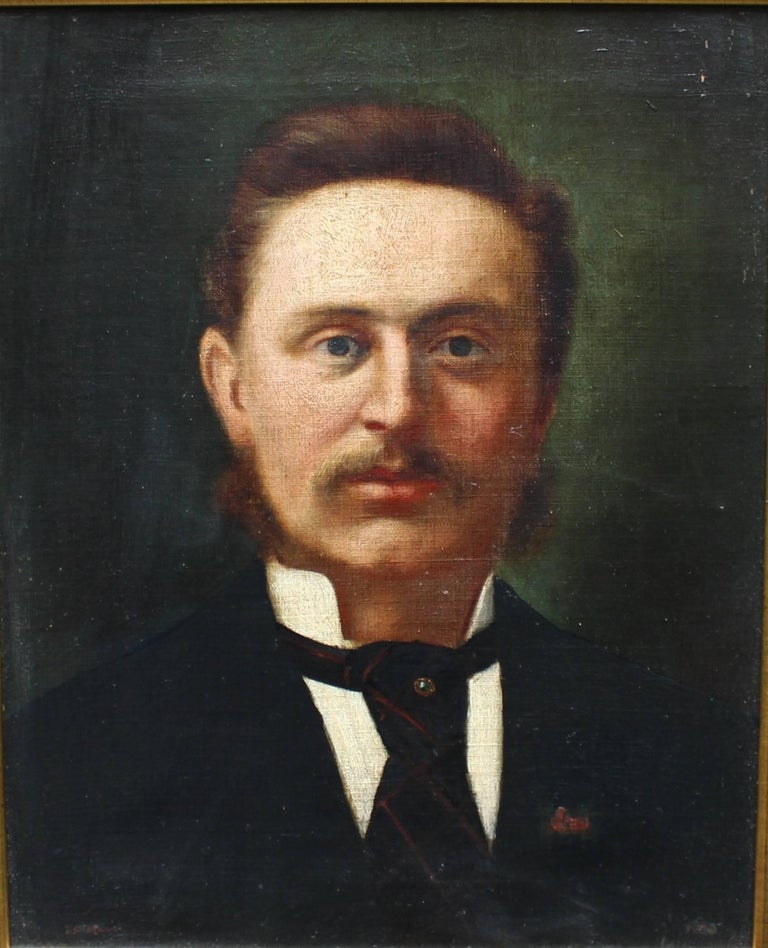 Fine Portrait Oil on Canvas by George Harris '1855-1936' For Sale at ...