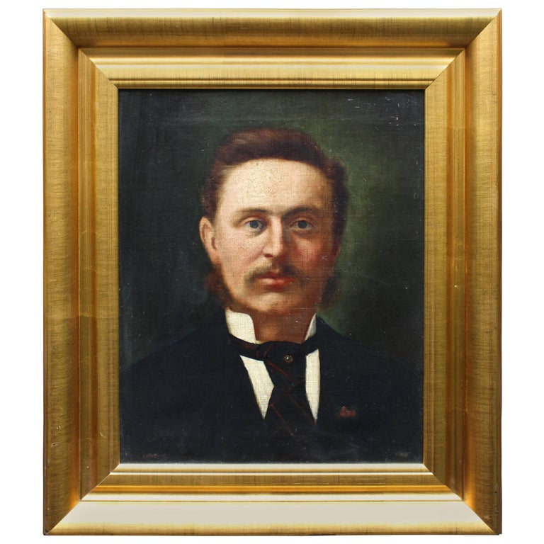 Fine Portrait Oil on Canvas by George Harris '1855-1936' For Sale at ...
