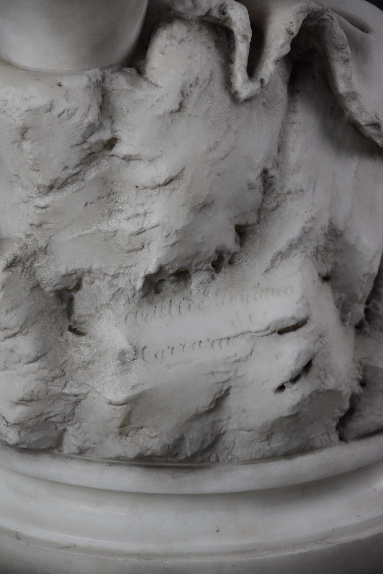 Fine Quality 19th Century Carrara Marble Sculpture of ‘Young Dionysus ...