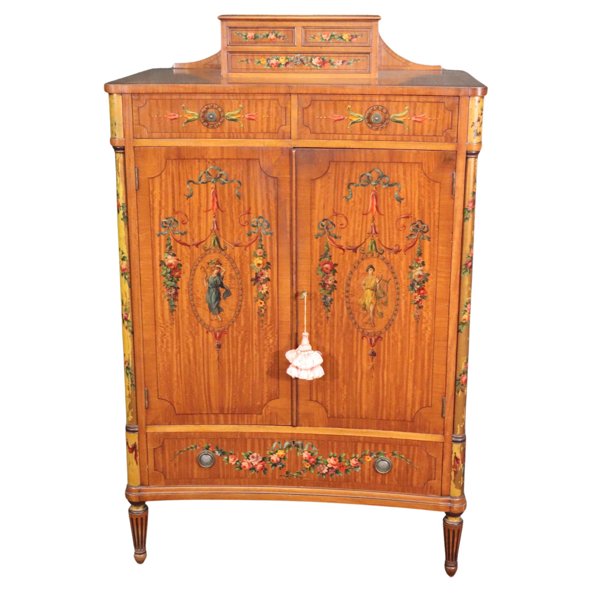 John Stuart Mahogany Hollywood Regency Tall Dresser Chiffarobe Chest ...