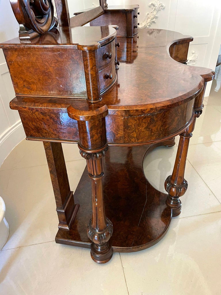 antique walnut dressing table