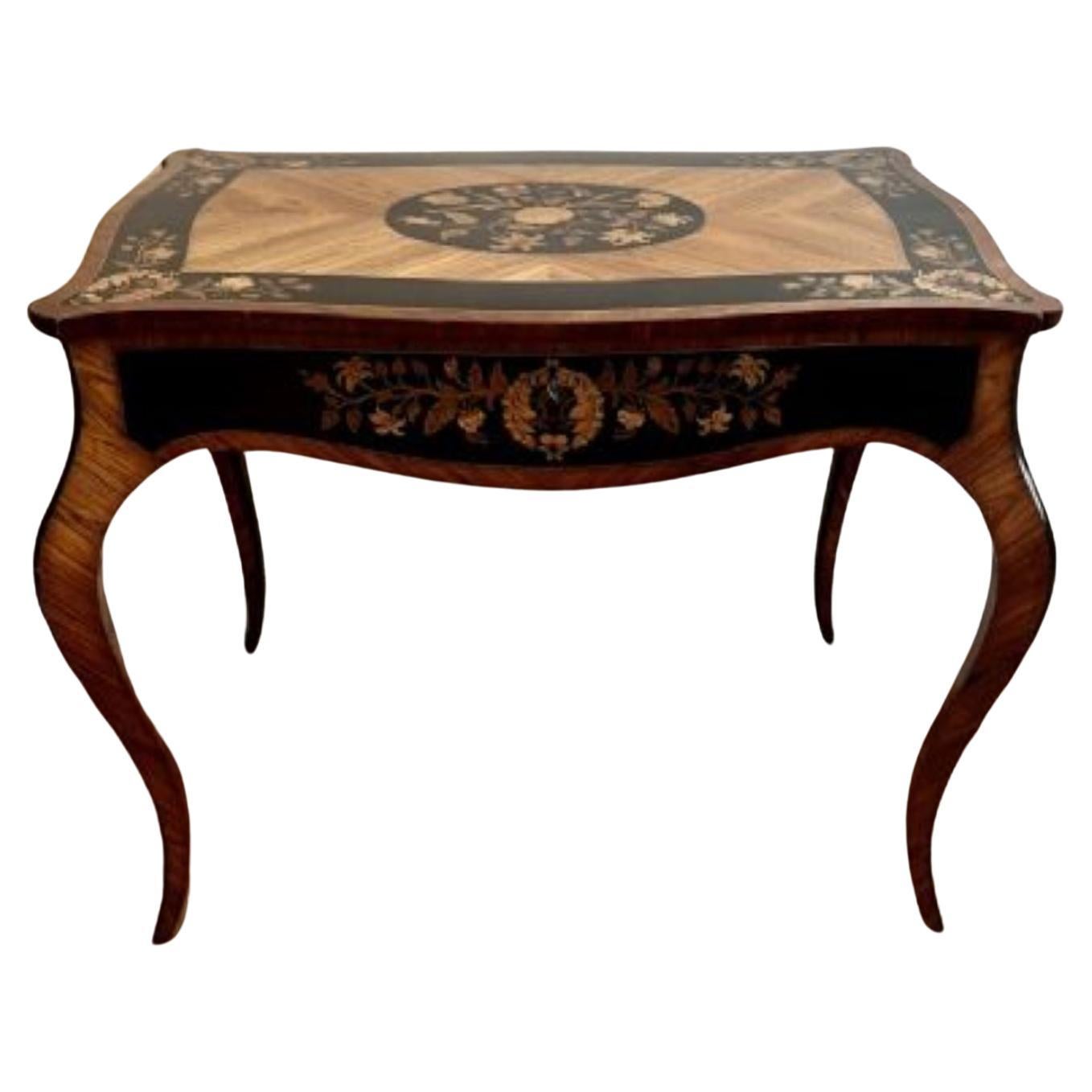 Fine quality antique Victorian French freestanding centre table For ...