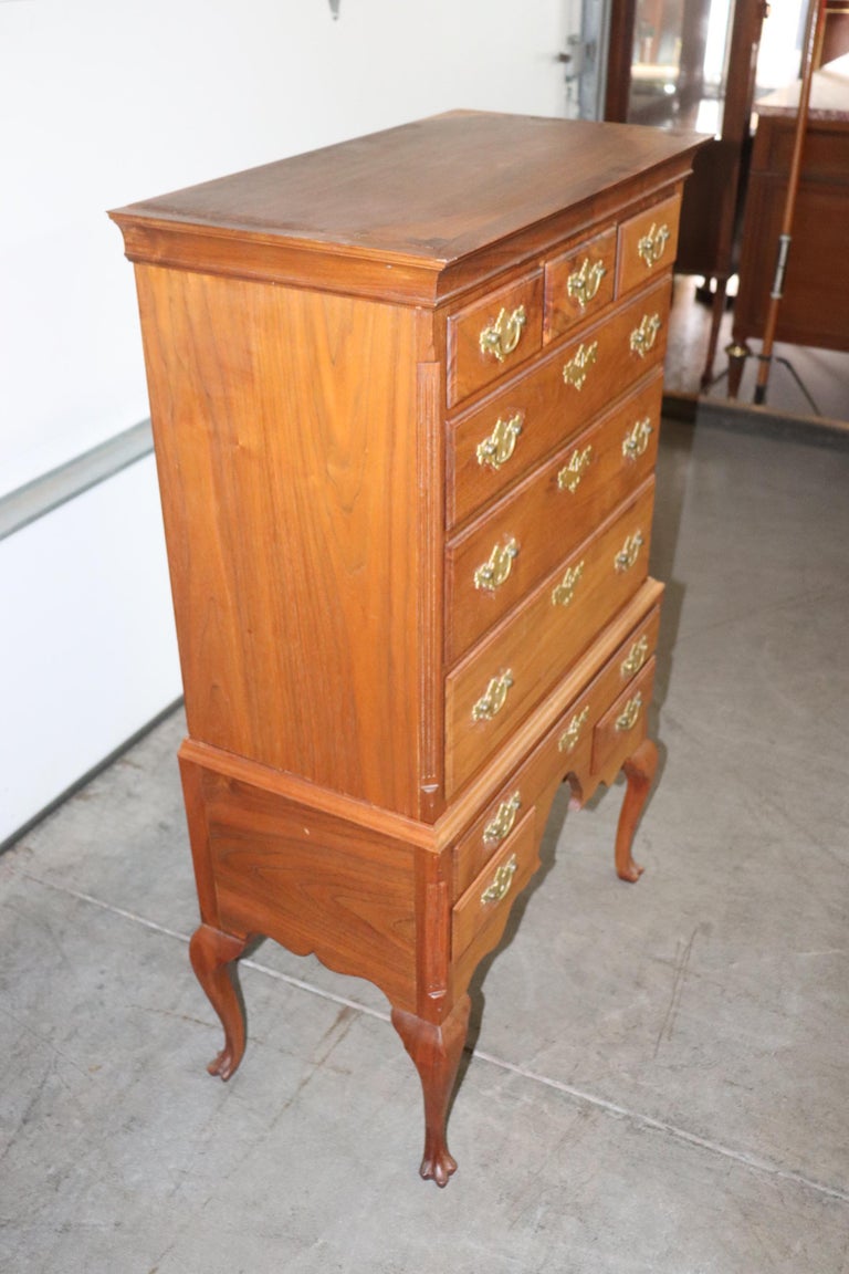 Fine Quality Bench-Made Sold Walnut Trifid Foot Georgian Dresser For ...