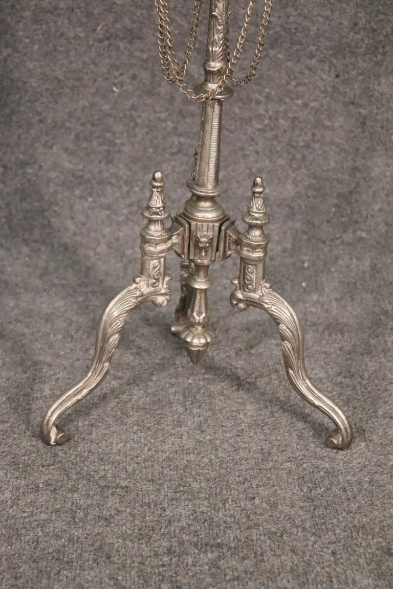 Fine Quality Brass and Bronze Antique Figural Repousse Calling Card ...