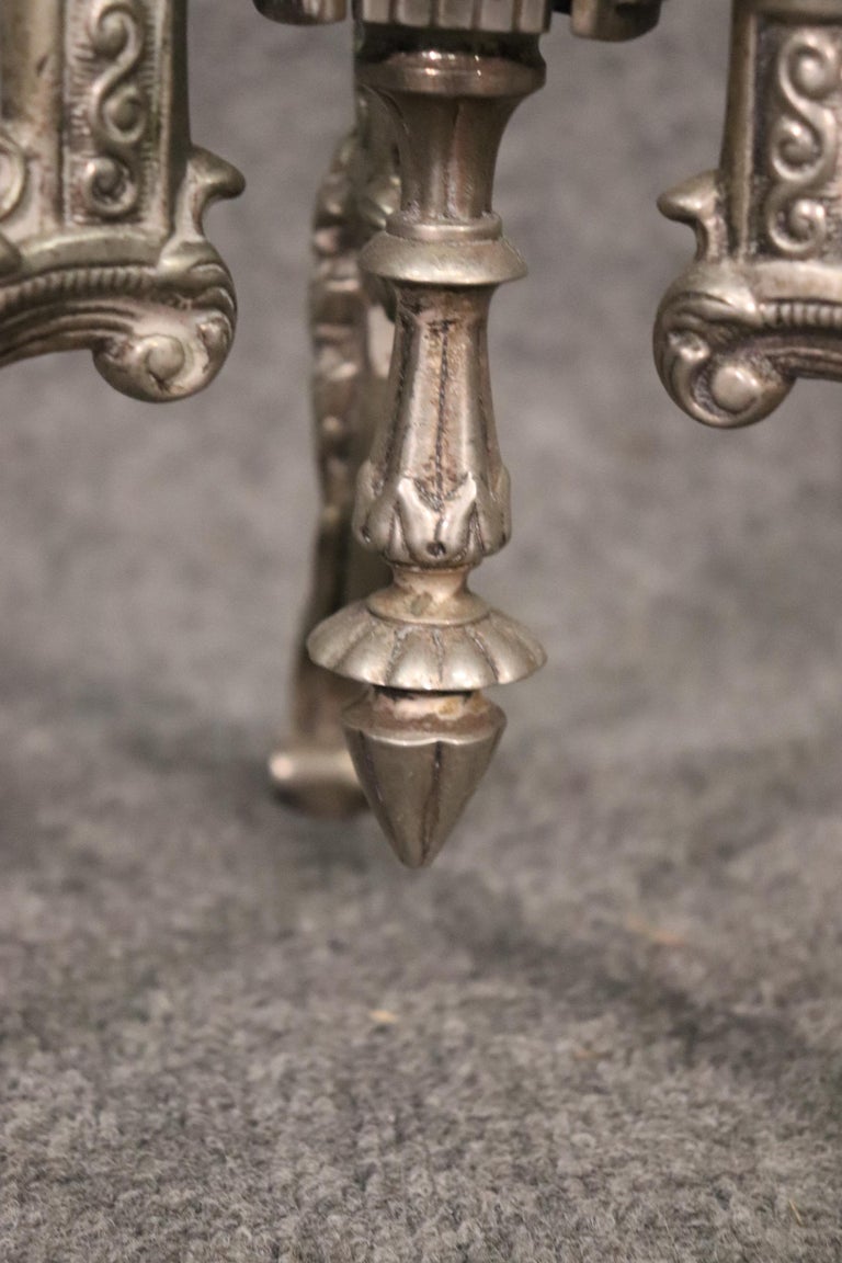 Fine Quality Brass and Bronze Antique Figural Repousse Calling Card ...