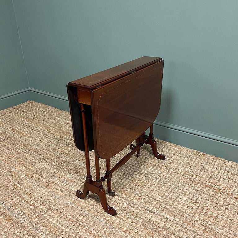 Fine Quality Late 19th Century Edwardian Mahogany Antique Sutherland ...