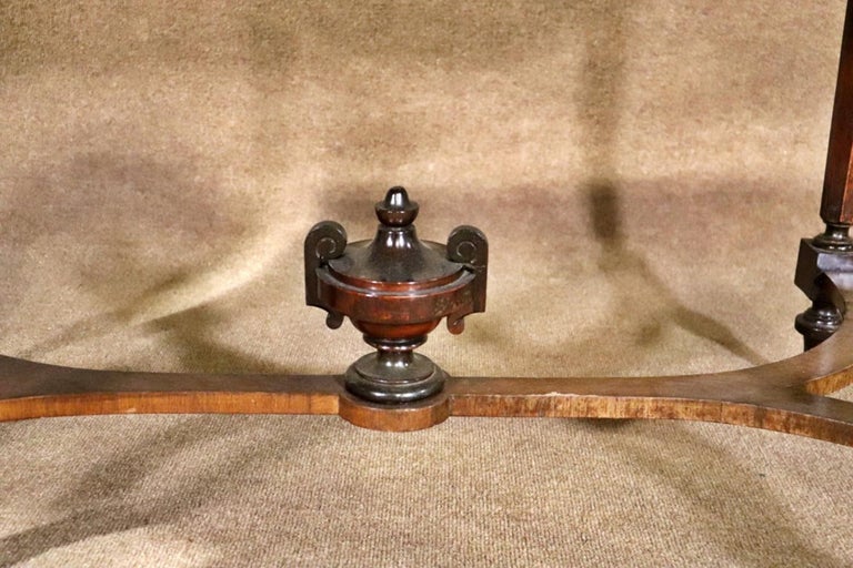 Fine Quality Marble Top American Victorian Library Writing Table Desk ...