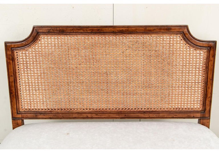 Fine Quality Pair of French Provincial Style Cane Back Benches at 1stDibs