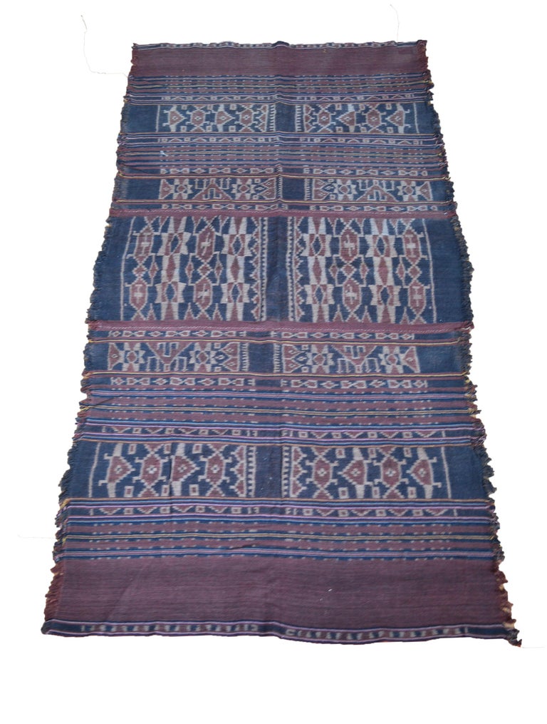 Fine Rare Antique Indonesian Ikat Cloth Lembata at 1stDibs