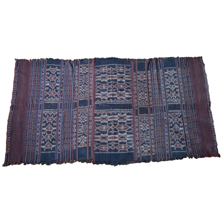 Fine Rare Antique Indonesian Ikat Cloth Lembata at 1stDibs