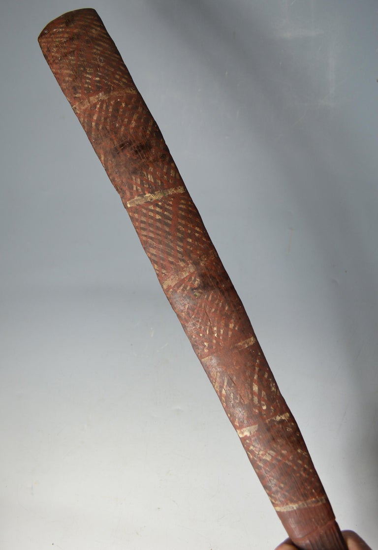 Fine Rare Old Aboriginal Tiwi Islands Ceremonial Paddle Club For Sale ...