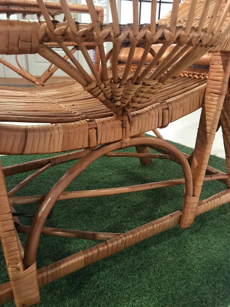 Fine Rattan Lounger circa 1900, Garden Chair, wicker chair at 1stDibs ...