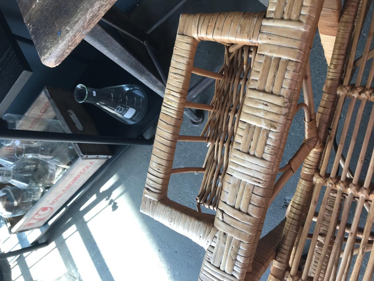 Fine Rattan Lounger circa 1900, Garden Chair, wicker chair at 1stDibs ...