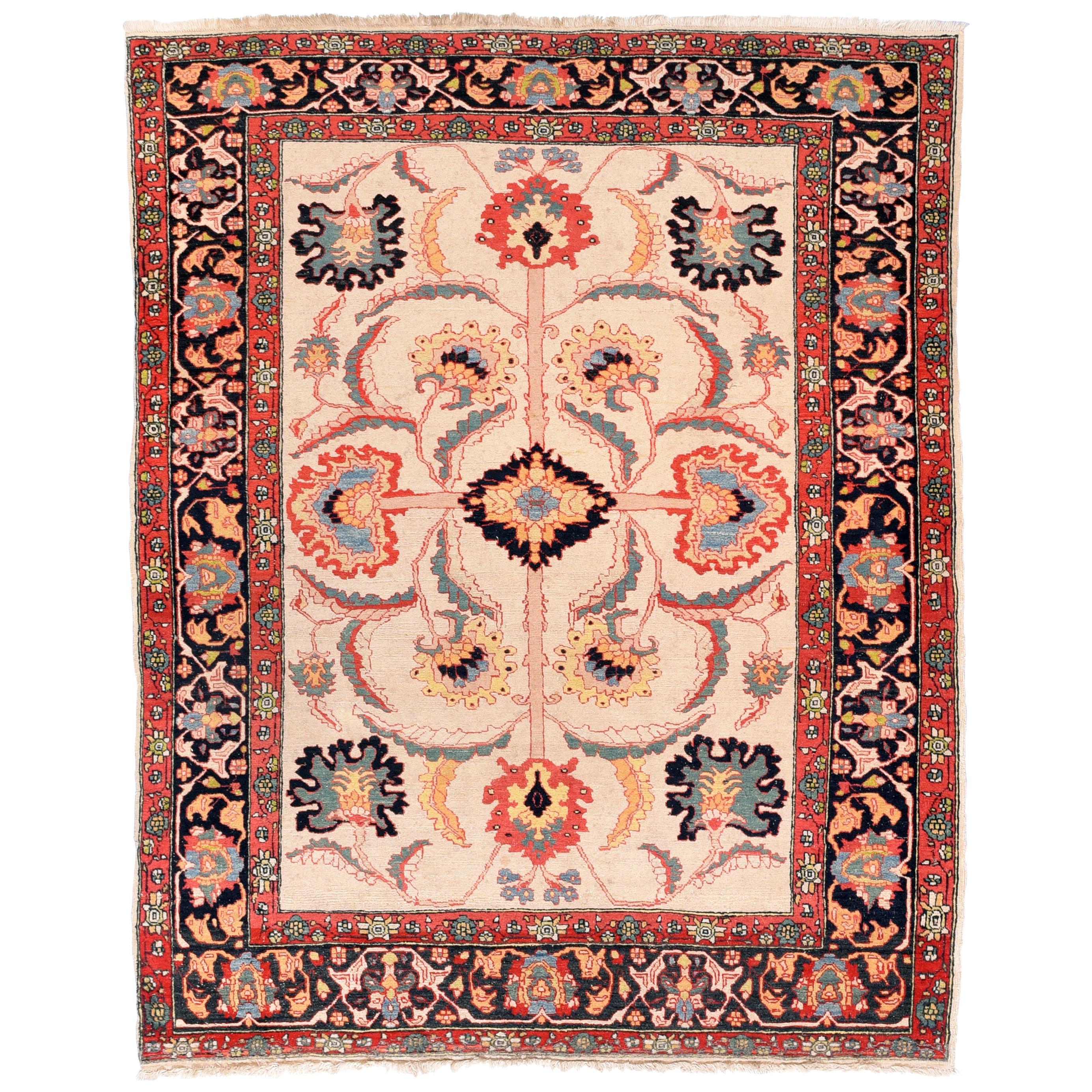Antique Fine Farahan Rug For Sale at 1stDibs