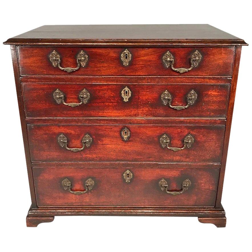 Antique Mahogany Cabinet / Glove Chest of Drawers at 1stDibs