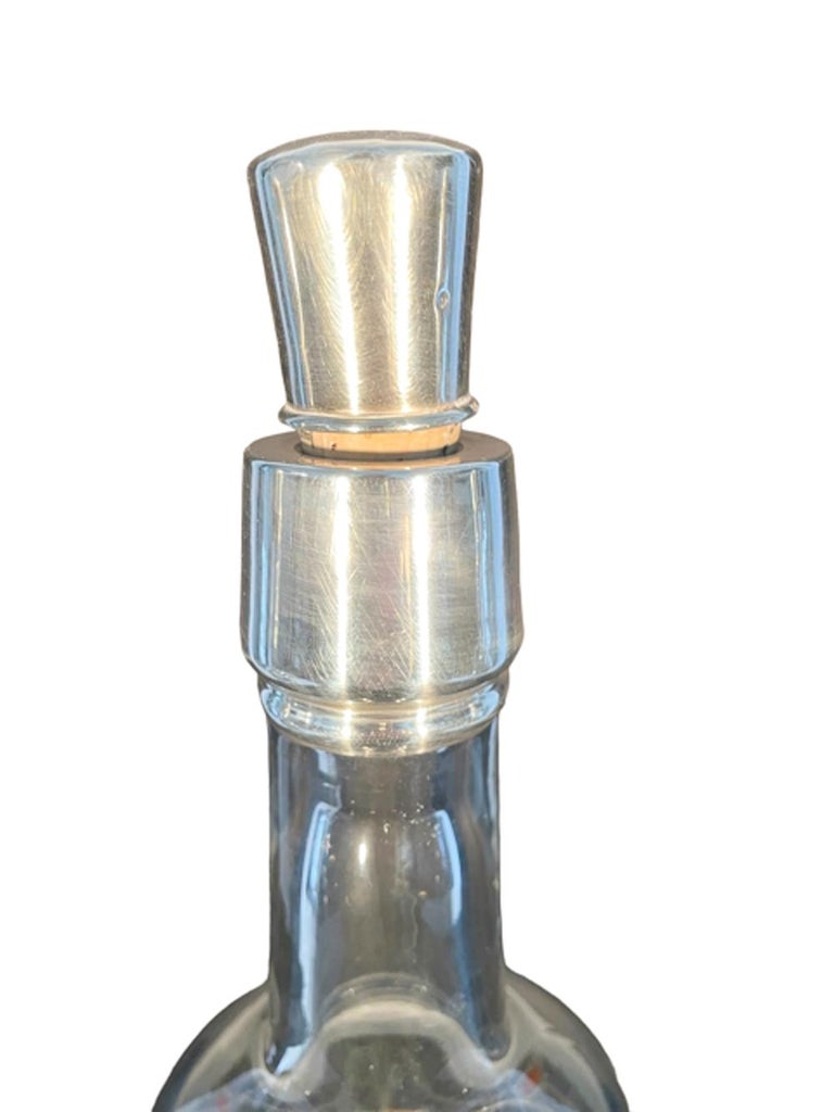 Fine Trio of American Silver Overlay and Etched Art Deco Back Bar ...