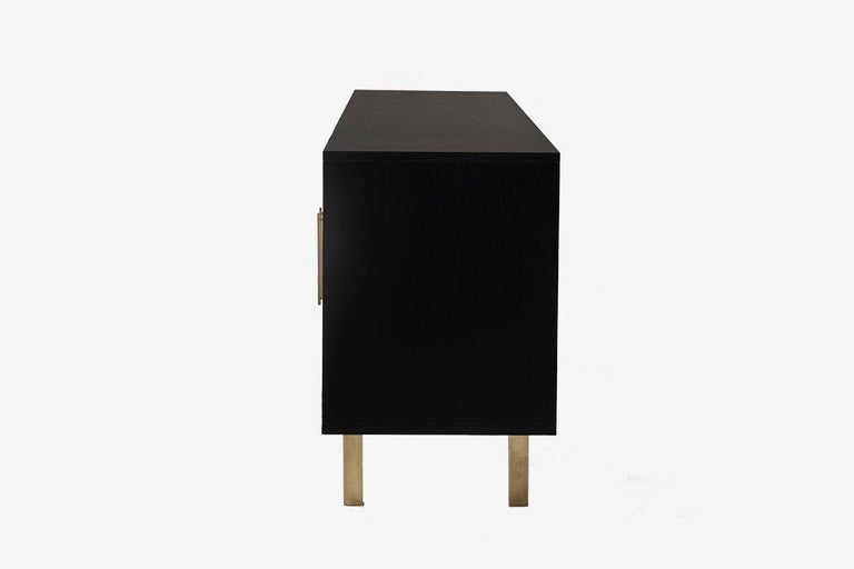 Fine Upholstered Contemporary Side Cabinet Made in England For Sale at ...