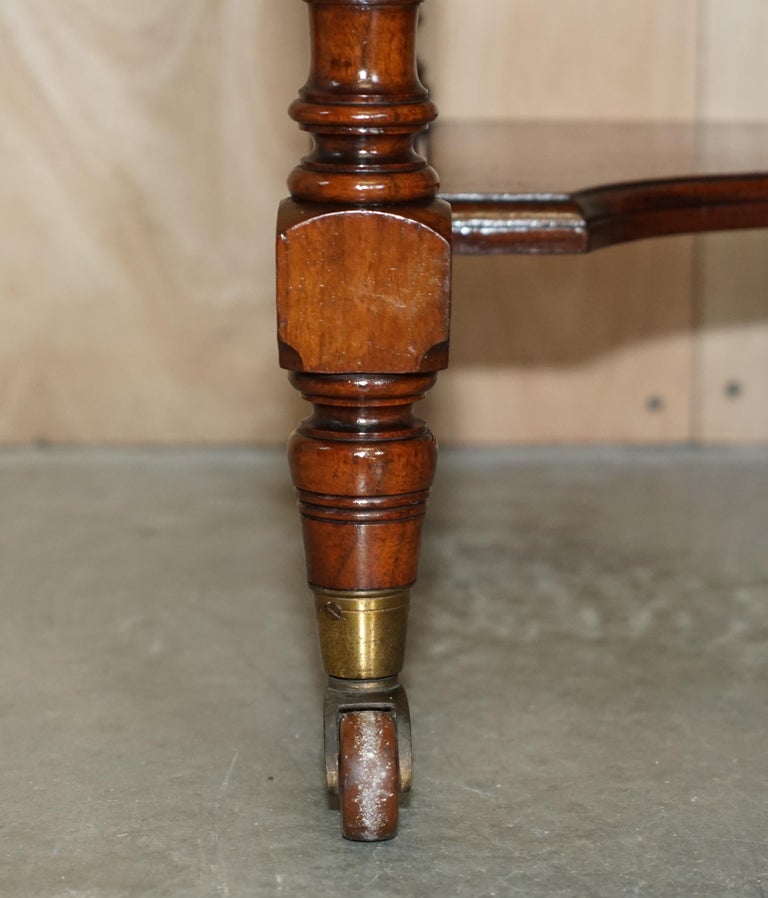 Fine Victorian Jas Shoolbred Green Marble Topped Watchmakers Desk ...