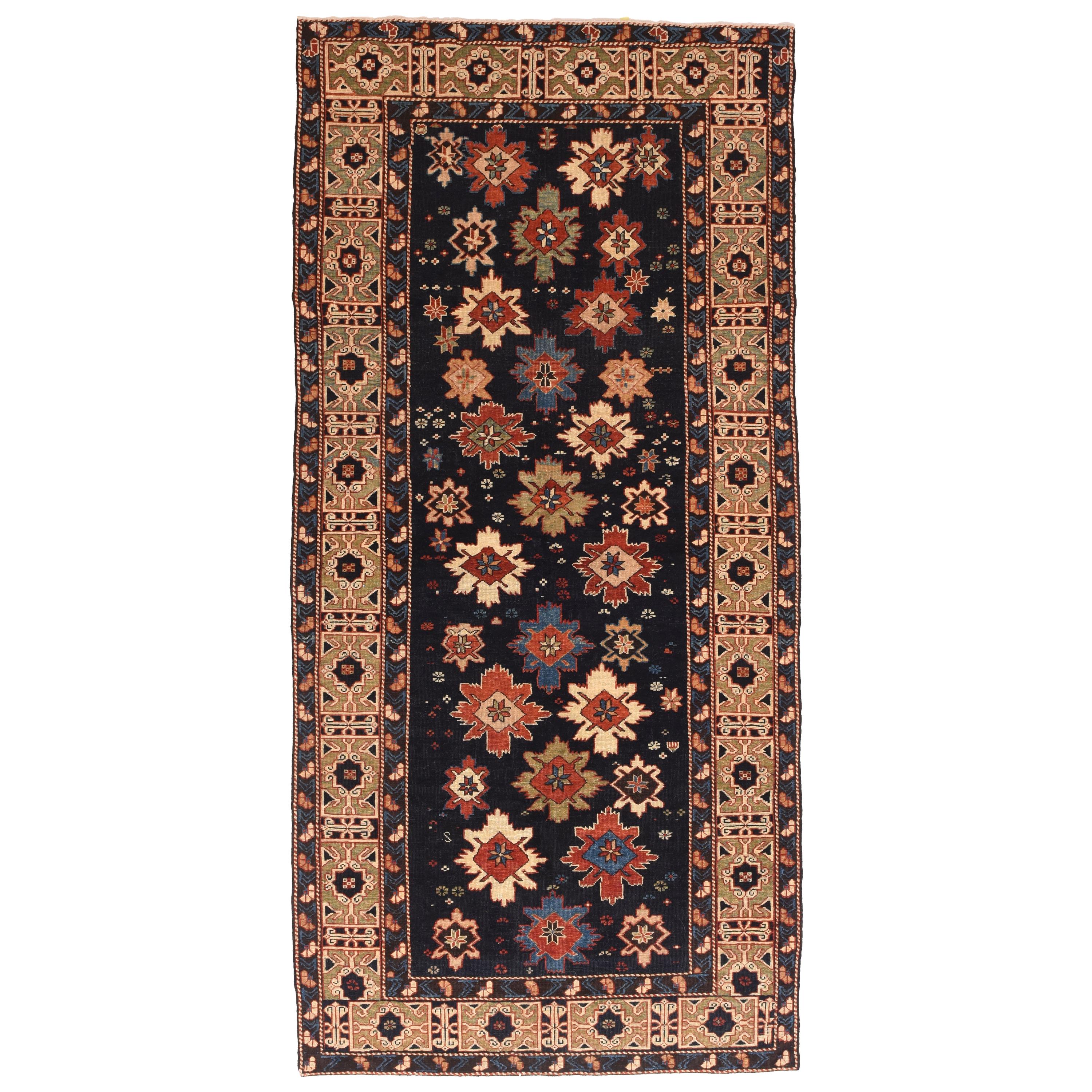 Tribal Antique Caucasian Kuba Rug at 1stDibs