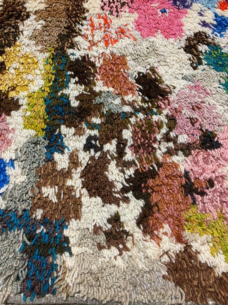 Fine Vintage Swedish Shag Rug/Carpet, Hand Knotted, circa 1950s at 1stDibs