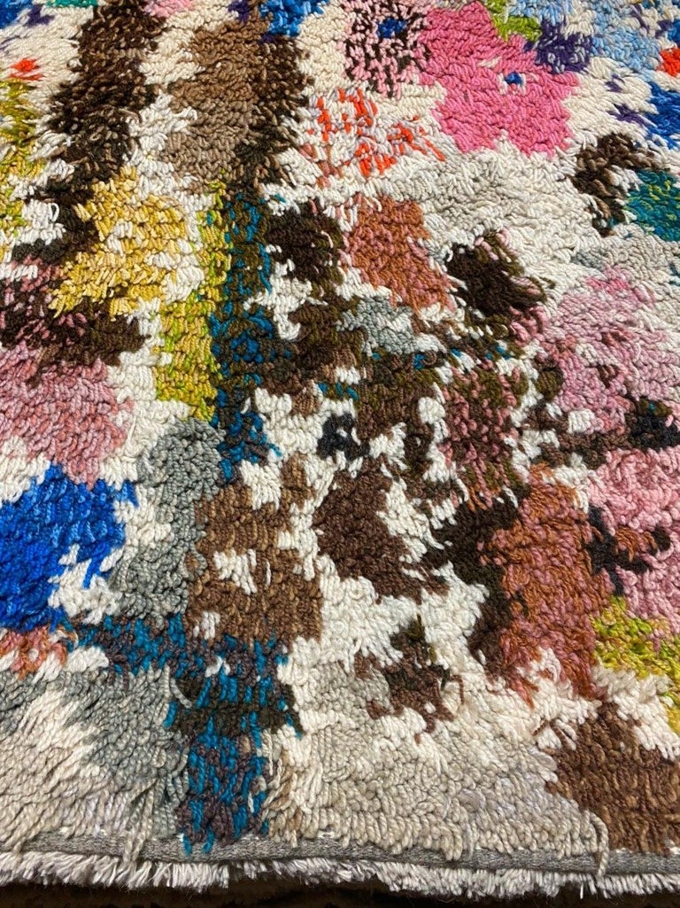 Fine Vintage Swedish Shag Rug/Carpet, Hand Knotted, circa 1950s at 1stDibs