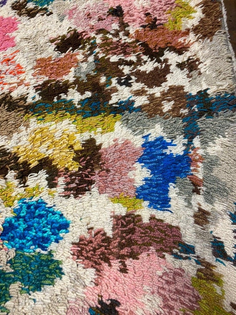 Fine Vintage Swedish Shag Rug/Carpet, Hand Knotted, circa 1950s at 1stDibs