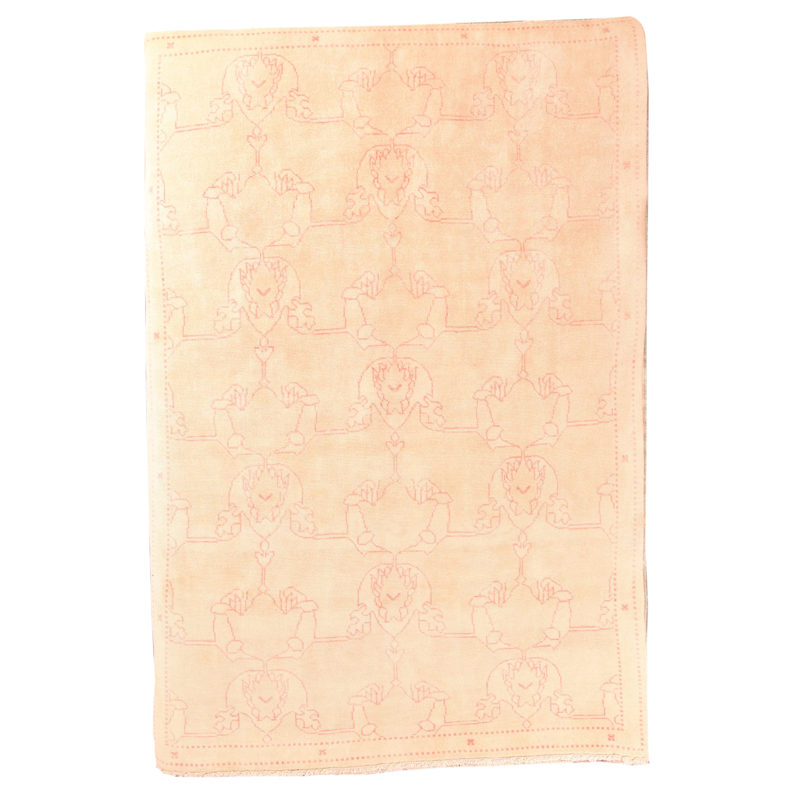 Antique Turkish Oushak Rug For Sale at 1stDibs