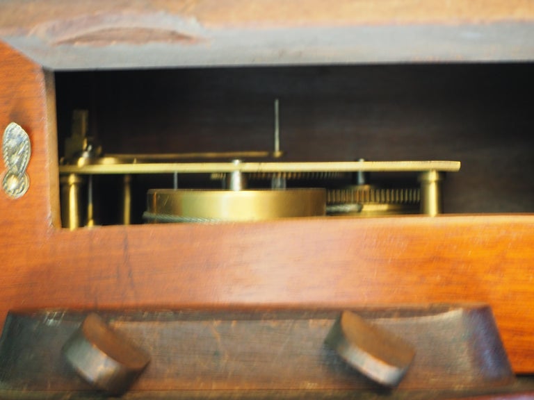 Fine Wall Clock by Wehrle of Switzerland For Sale at 1stDibs