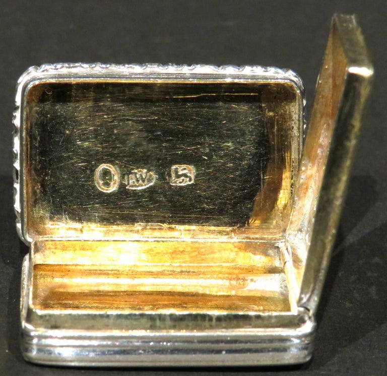 Fine William IV Sterling Silver Vinaigrette by Joseph Willmore ...