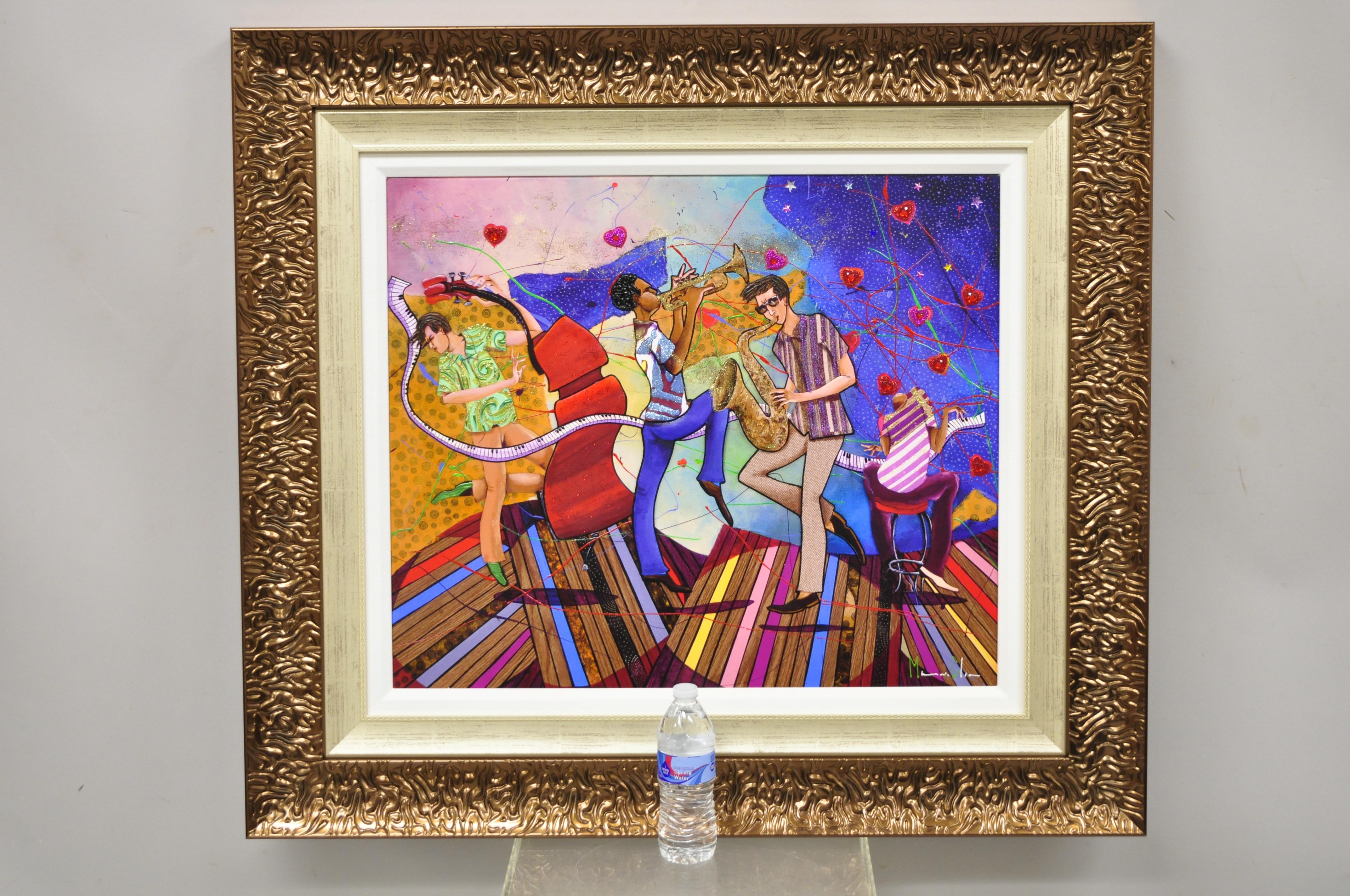 Finger Pluckin, Lip Lockin, Hand Tappin Jam Painting Modern Art by ...