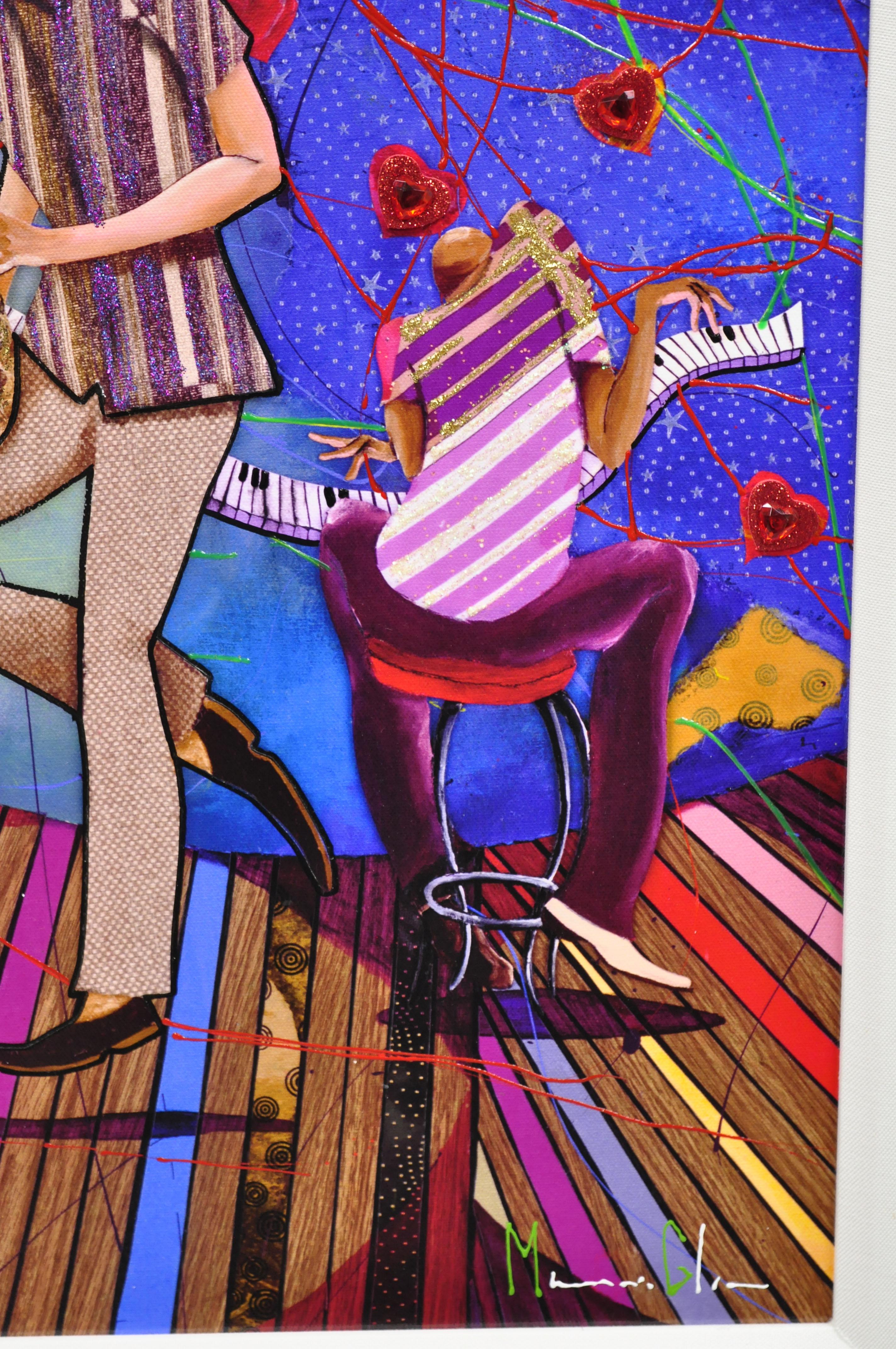 Finger Pluckin, Lip Lockin, Hand Tappin Jam Painting Modern Art by ...