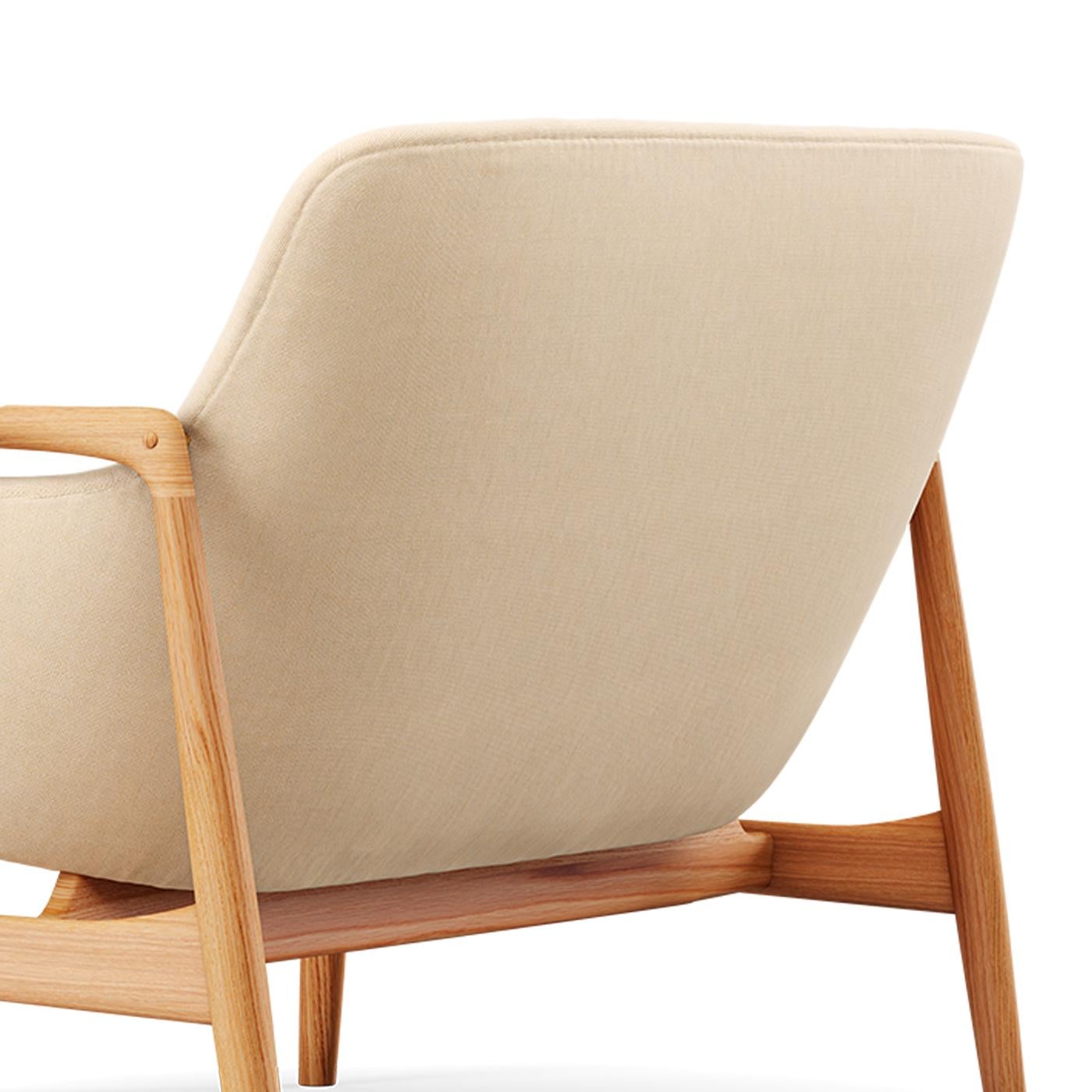 Finn Juhl 53 Sofa Dark Oak Hallingdal 100 by House of Finn Juhl For ...