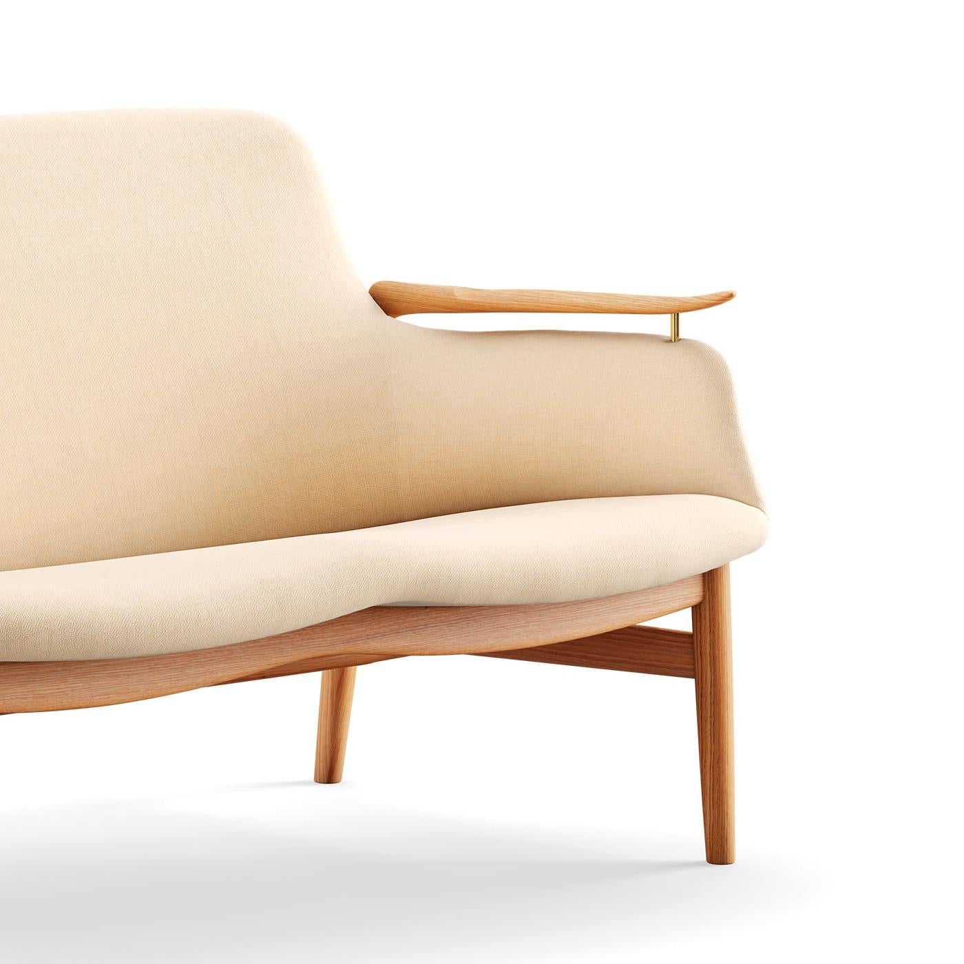 Finn Juhl 53 Sofa Dark Oak Hallingdal 100 by House of Finn Juhl For ...