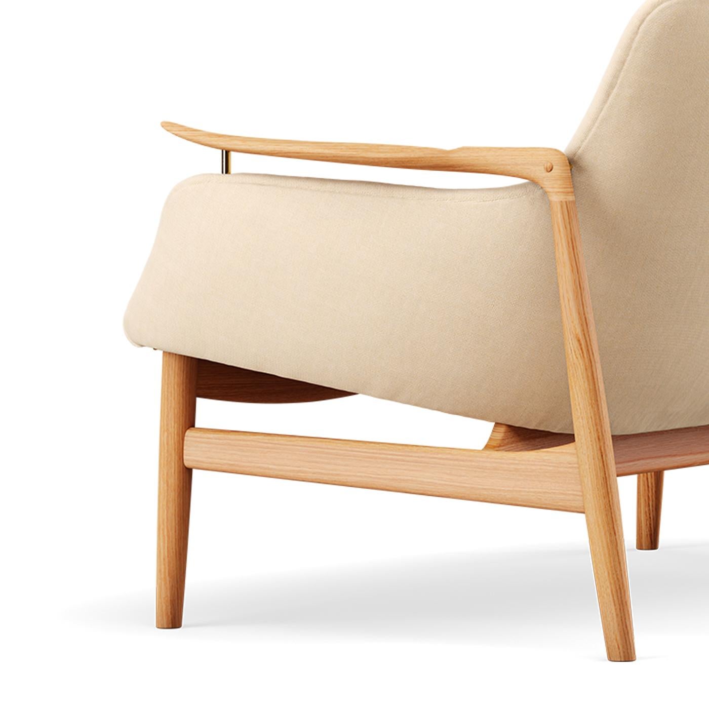 Finn Juhl 53 Sofa Dark Oak Hallingdal 100 by House of Finn Juhl For ...