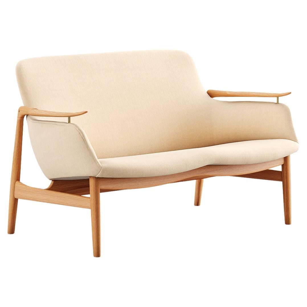 Finn Juhl 53 Sofa Dark Oak Hallingdal 100 by House of Finn Juhl For ...