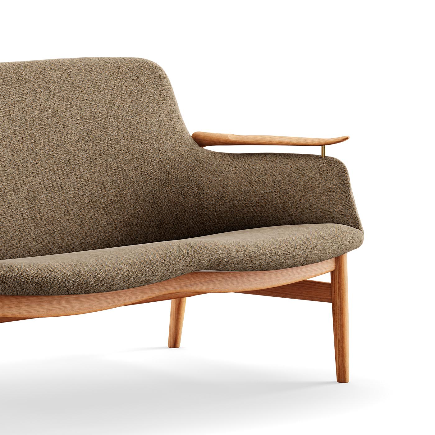 Finn Juhl 53 Sofa Dark Oak Hallingdal 227 by House of Finn Juhl For ...
