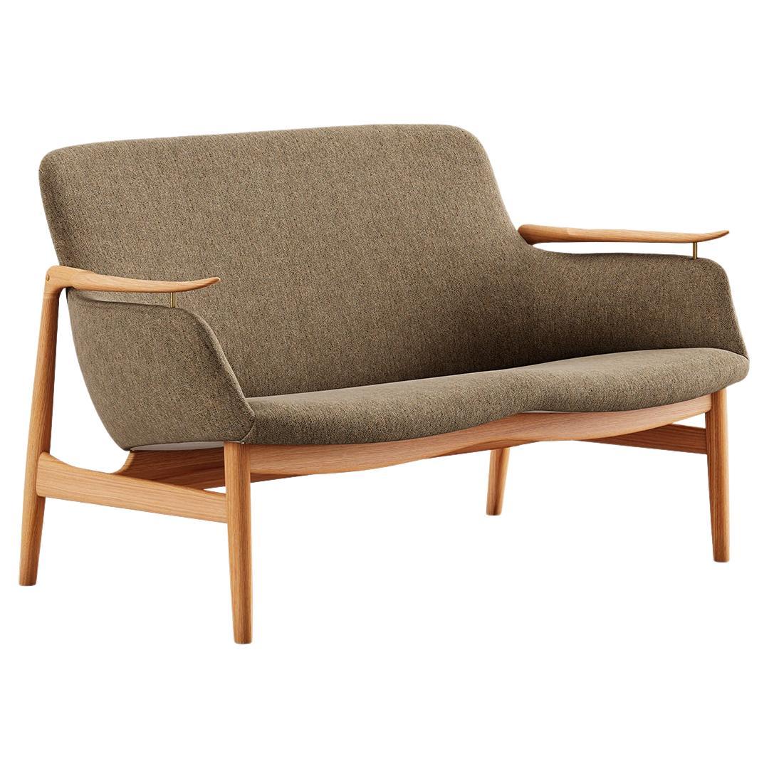 Finn Juhl 53 Sofa Dark Oak Hallingdal 227 by House of Finn Juhl For ...