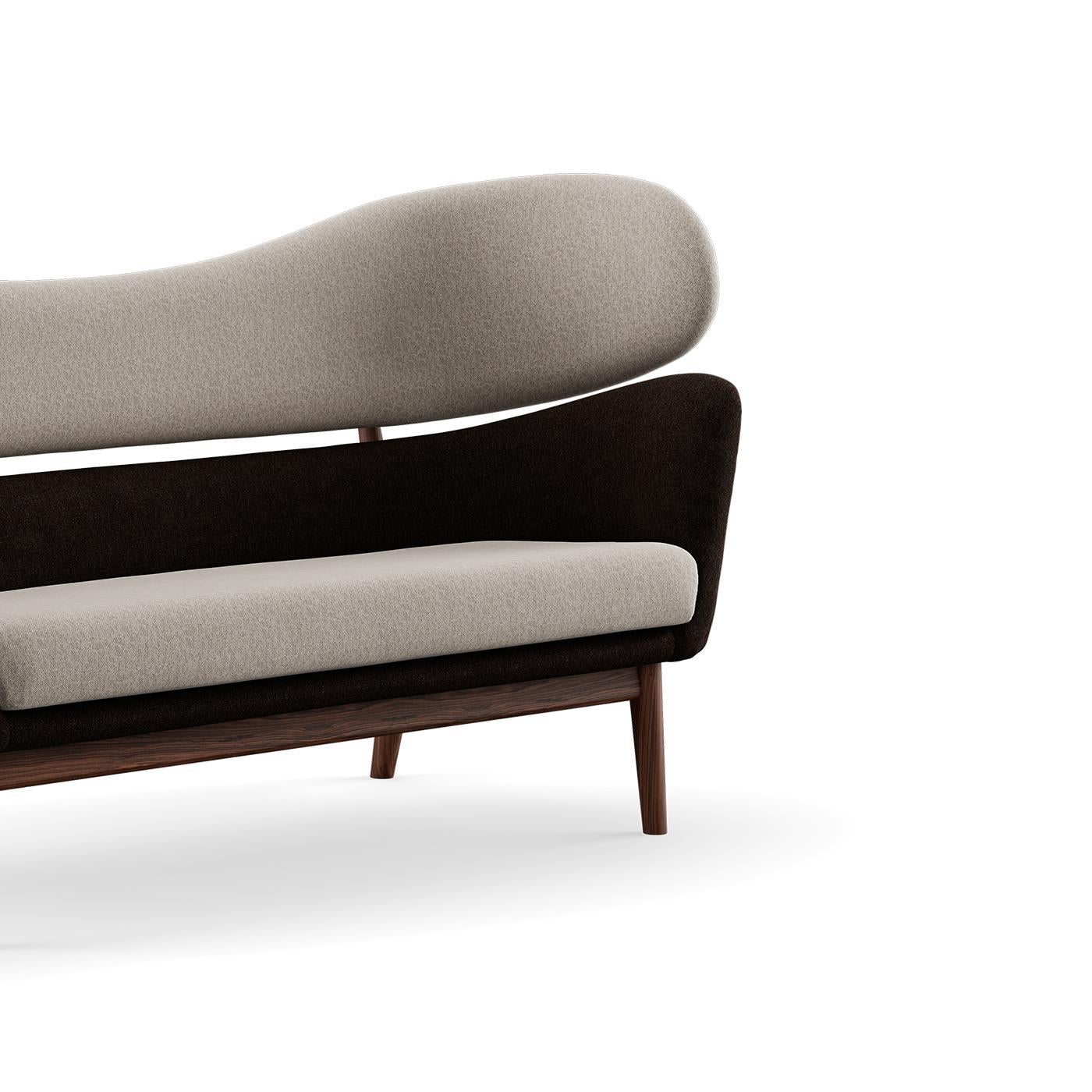 Finn Juhl Baker Sofa Hallingdal 110-376 Walnut For Sale at 1stDibs