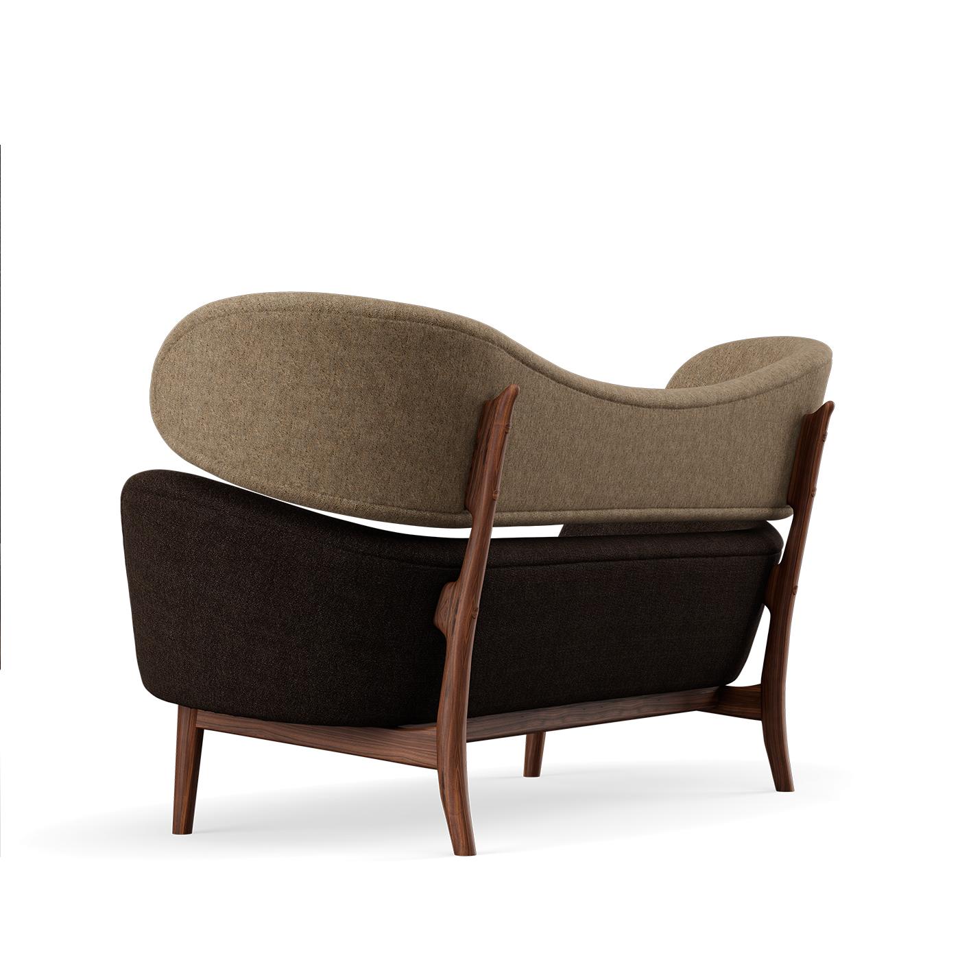 Finn Juhl Baker Sofa Hallingdal 227-376 Walnut For Sale at 1stDibs