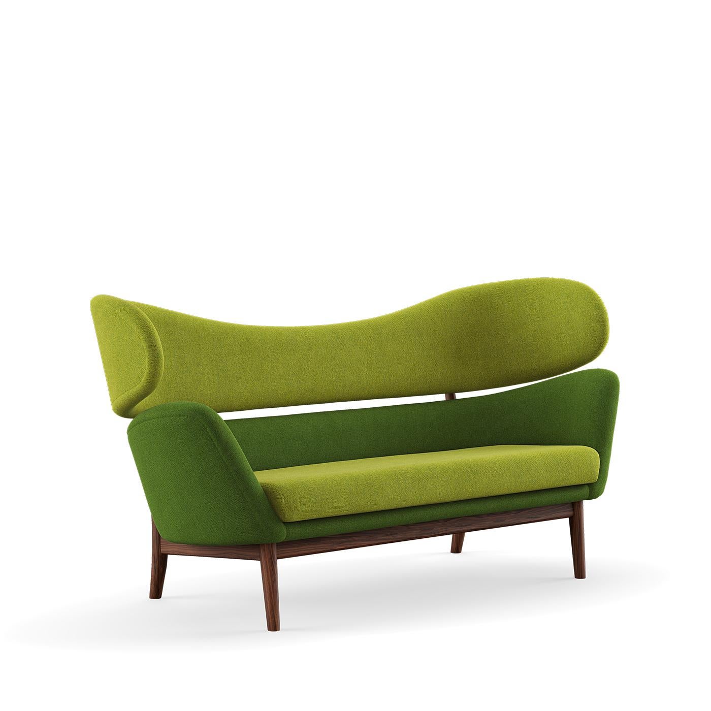 Finn Juhl Baker Sofa Hallingdal 980-960 Walnut For Sale at 1stDibs