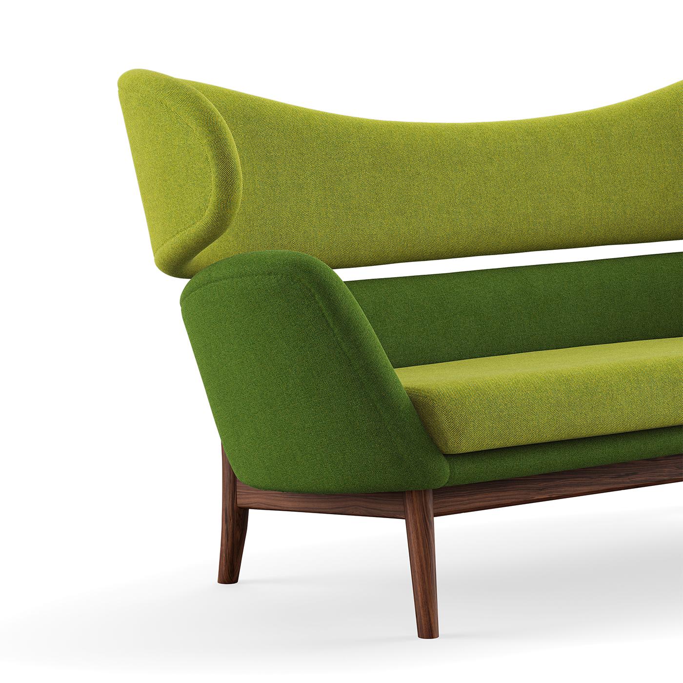 Finn Juhl Baker Sofa Hallingdal 980-960 Walnut For Sale at 1stDibs