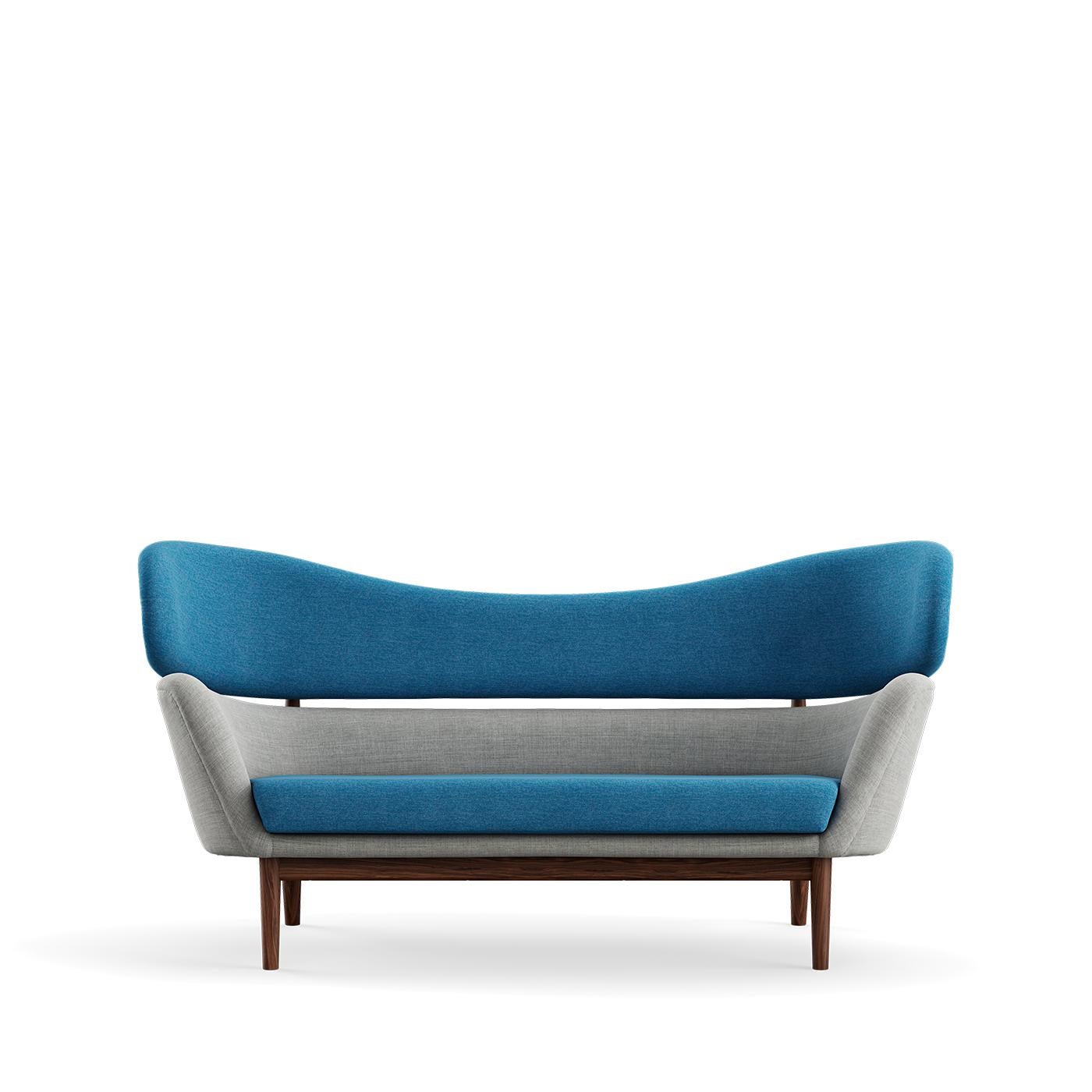 Finn Juhl Baker Sofa Remix 762-123 Walnut For Sale at 1stDibs