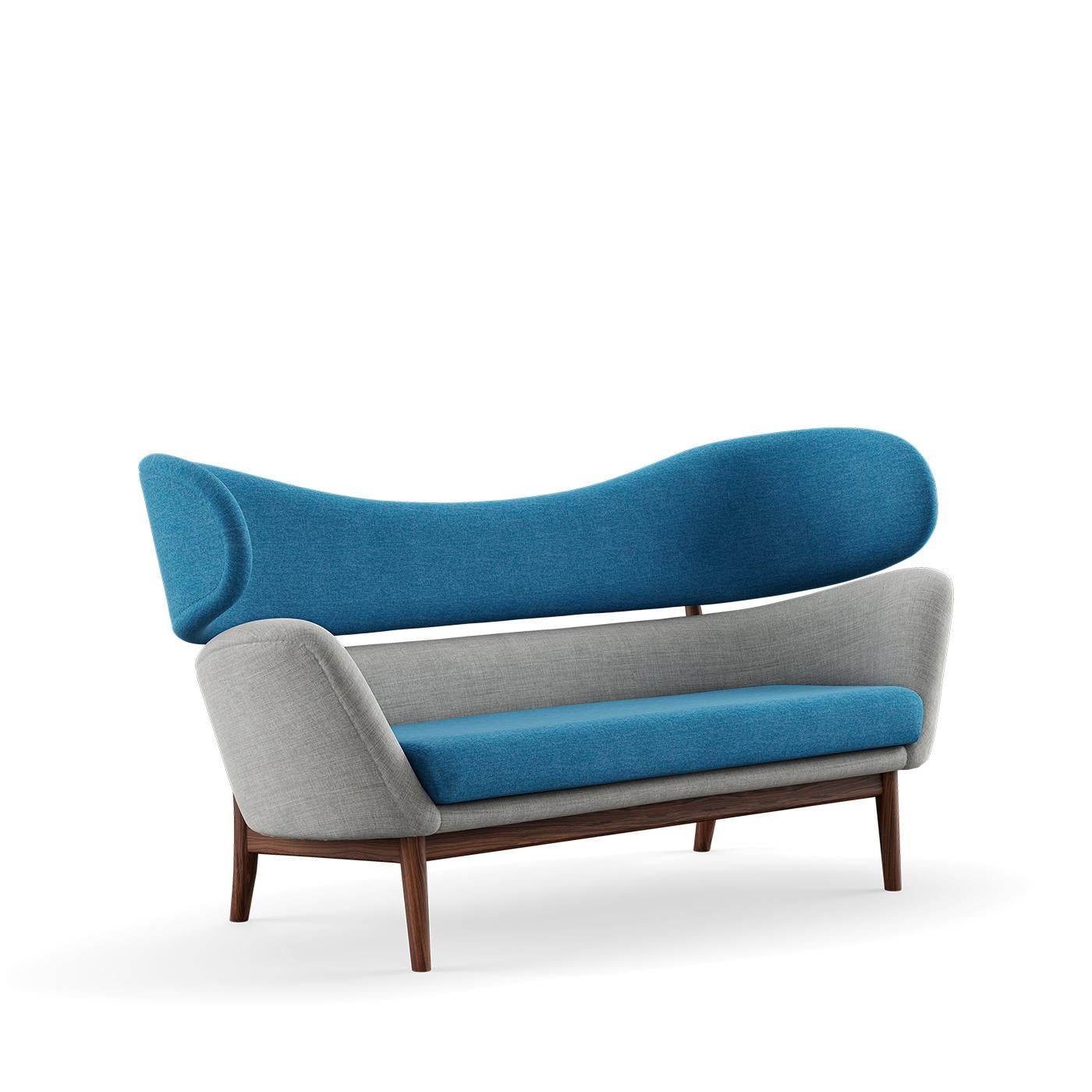 Finn Juhl Baker Sofa Remix 762-123 Walnut For Sale at 1stDibs