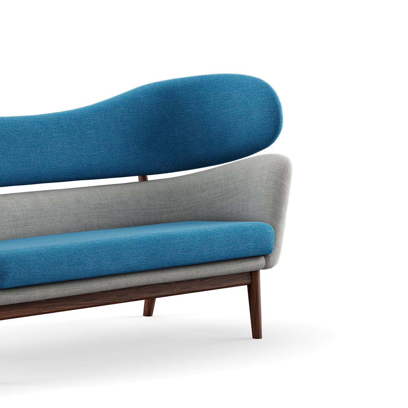 Finn Juhl Baker Sofa Remix 762-123 Walnut For Sale at 1stDibs