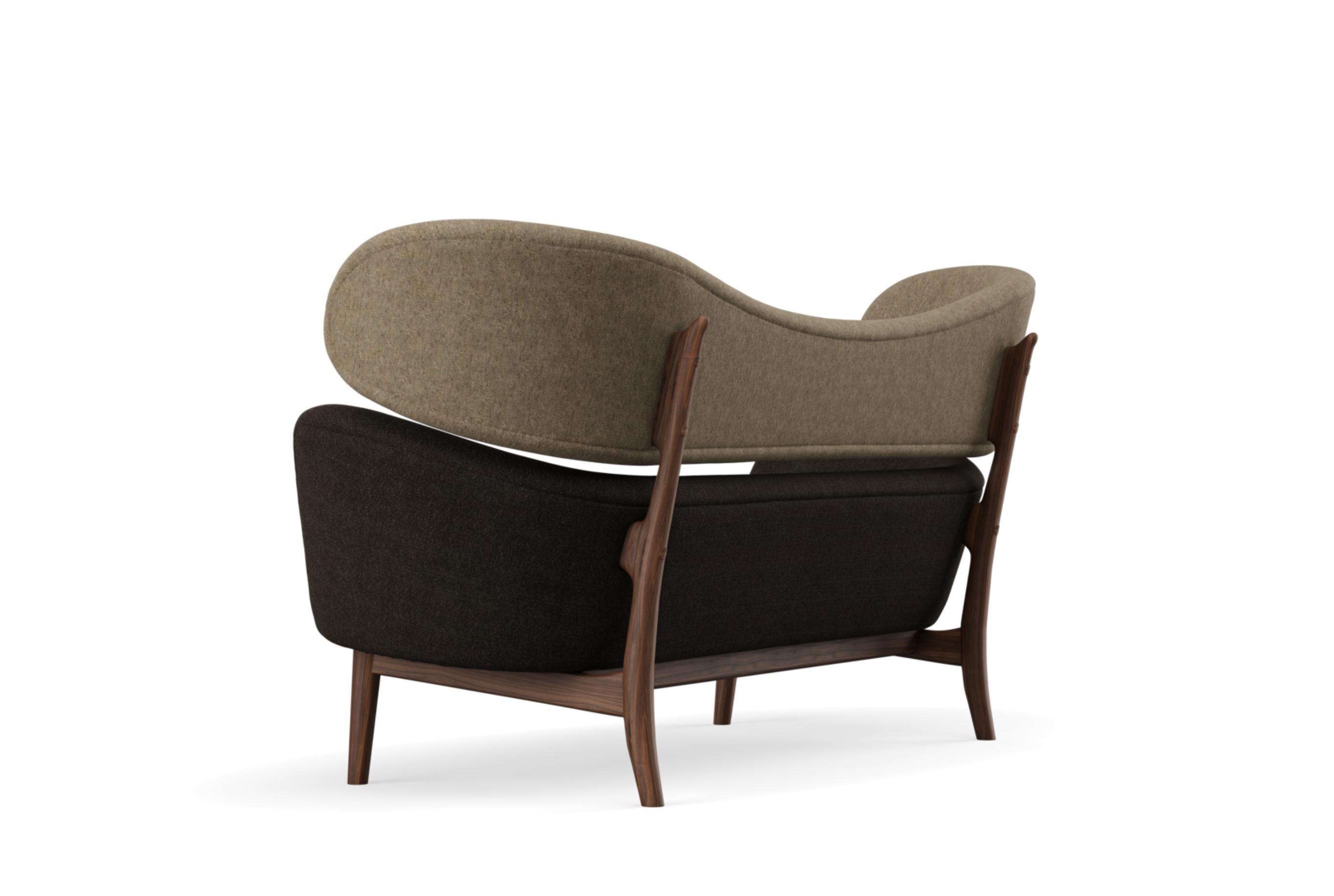 Finn Juhl Baker Sofa, Wood and Fabric by House of Finn Juhl For Sale at ...
